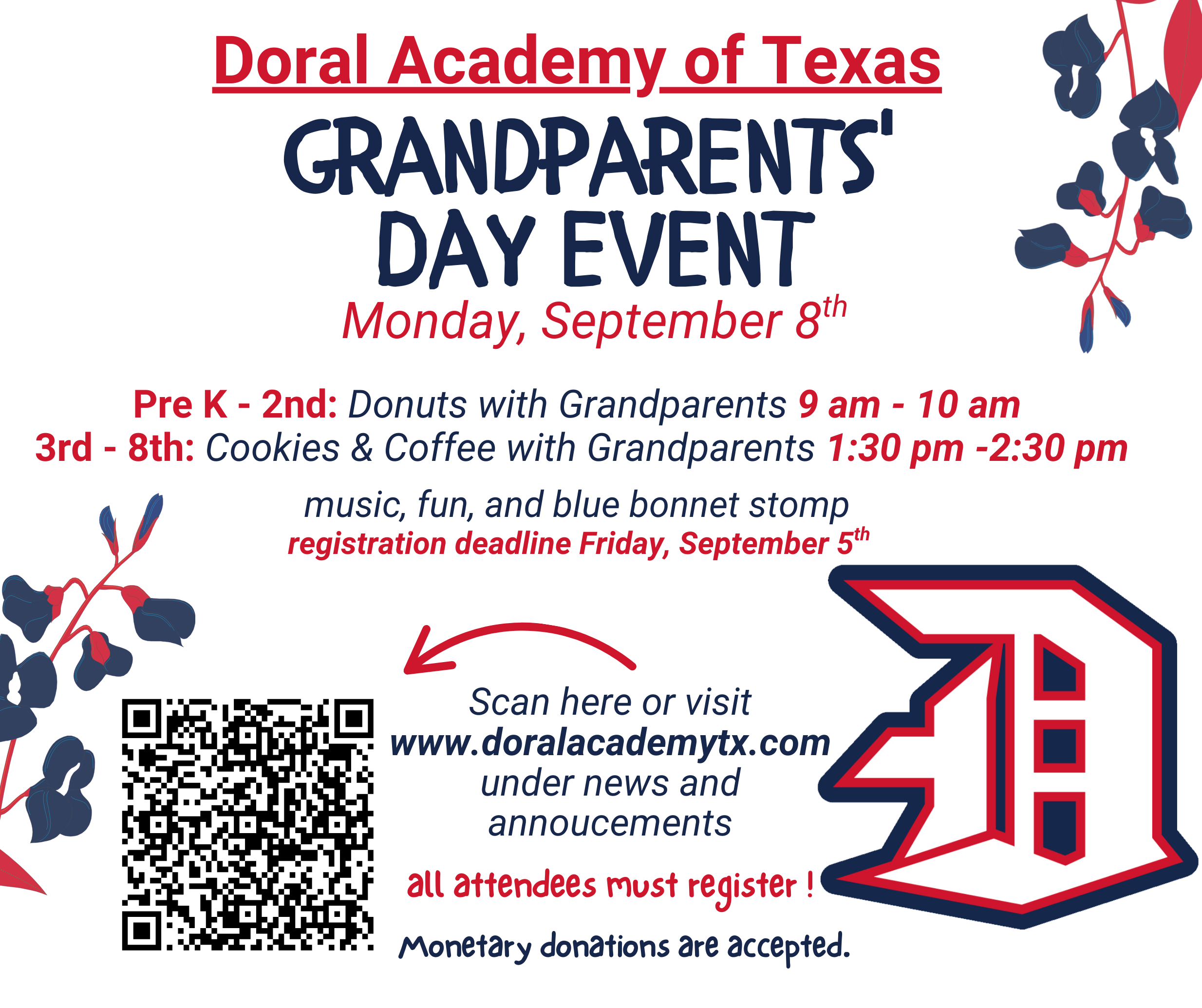 News | Grandparents’ Day Event on Monday, September 8th